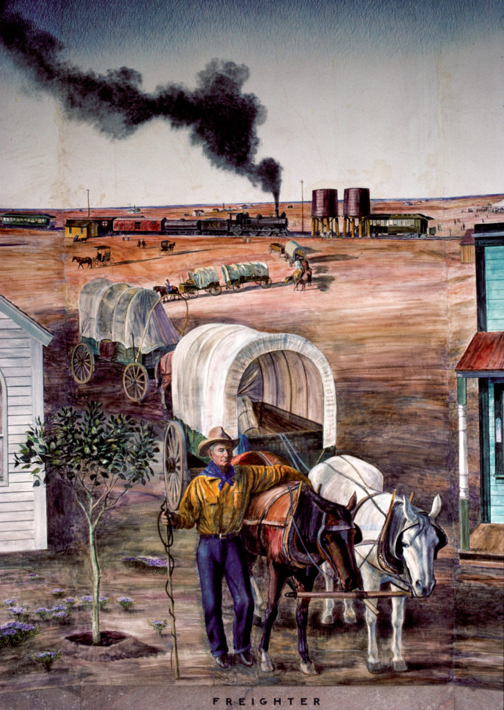 Pioneer Mural - Public Art Collection | Texas Tech University System